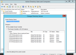 How to Change DC - WindowsTechno