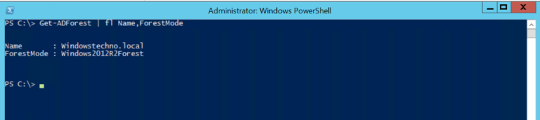 Get Forest And Domain Functional Level From Powershell Windowstechno